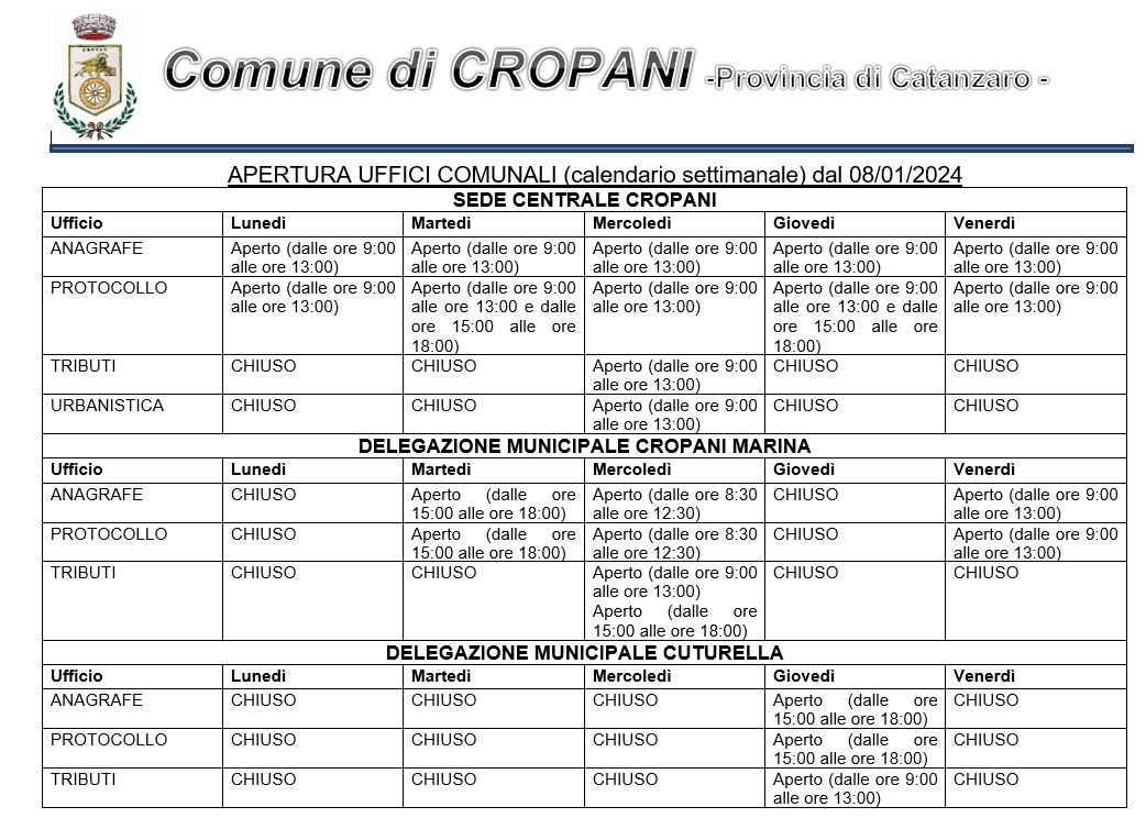 Home - Comune di Cropani